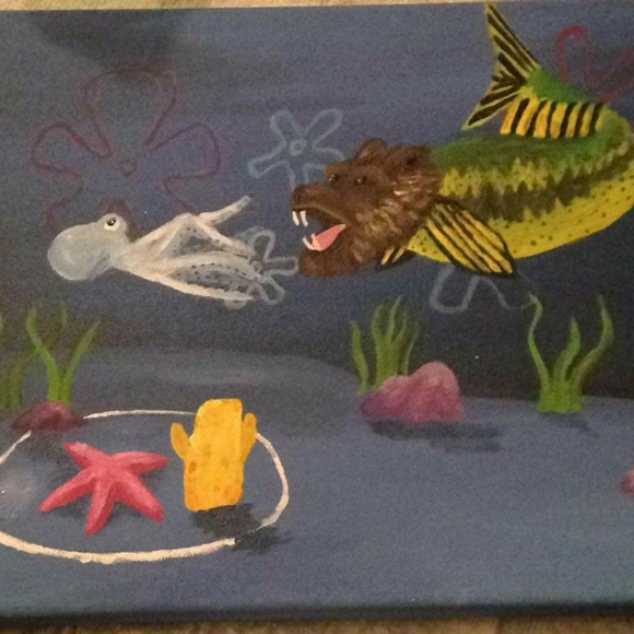 Wall Decor | Spongebob Fan Art | Poshmark